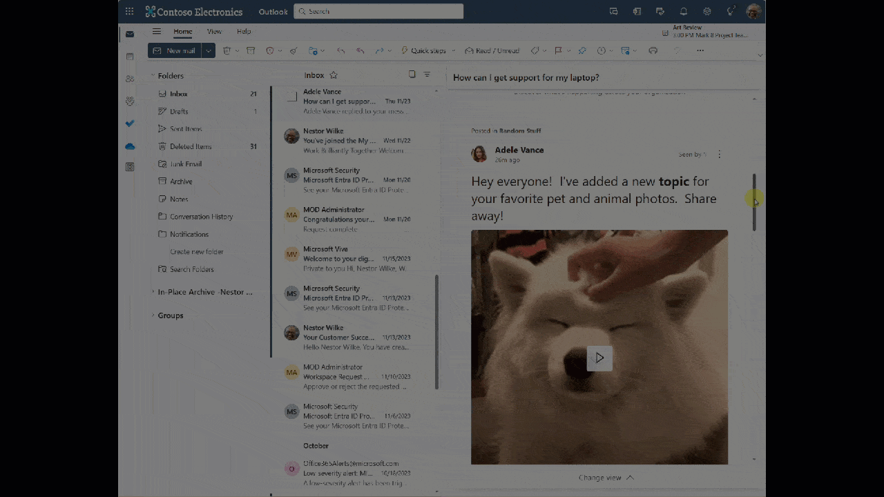 Consolidating the Conversation into Viva Engage