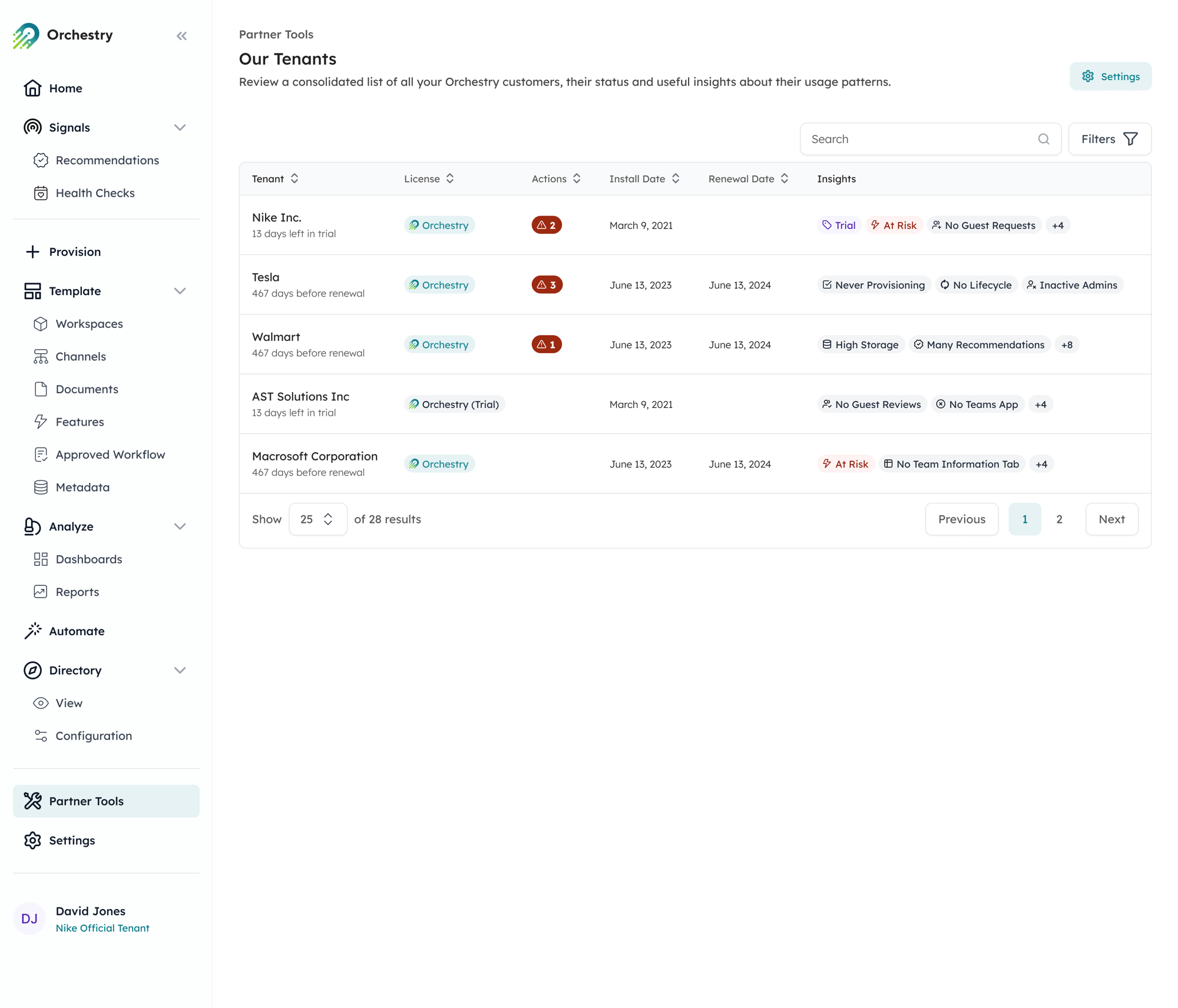 Orchestry Beacon for Microsoft Managed Service Providers
