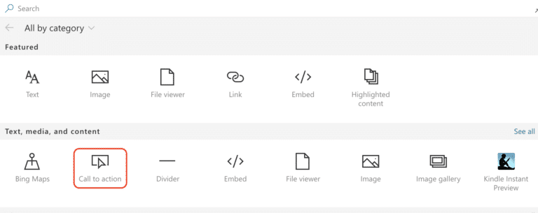 How to Use SharePoint Online 'Call-to-Action' Web Part
