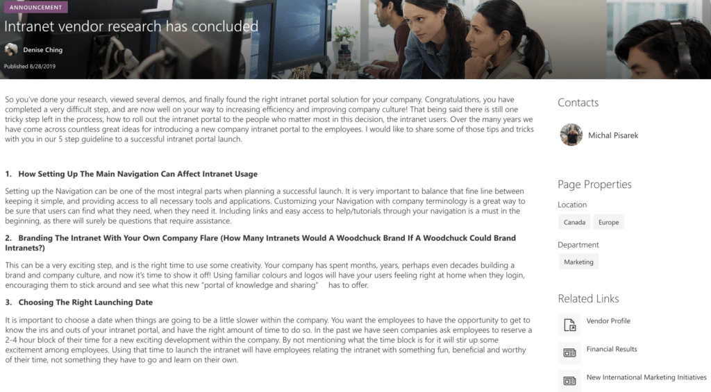 Drive Adoption of SharePoint Online