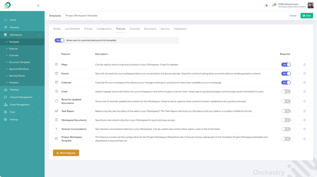 Simplified Customizations with Microsoft Teams Templates